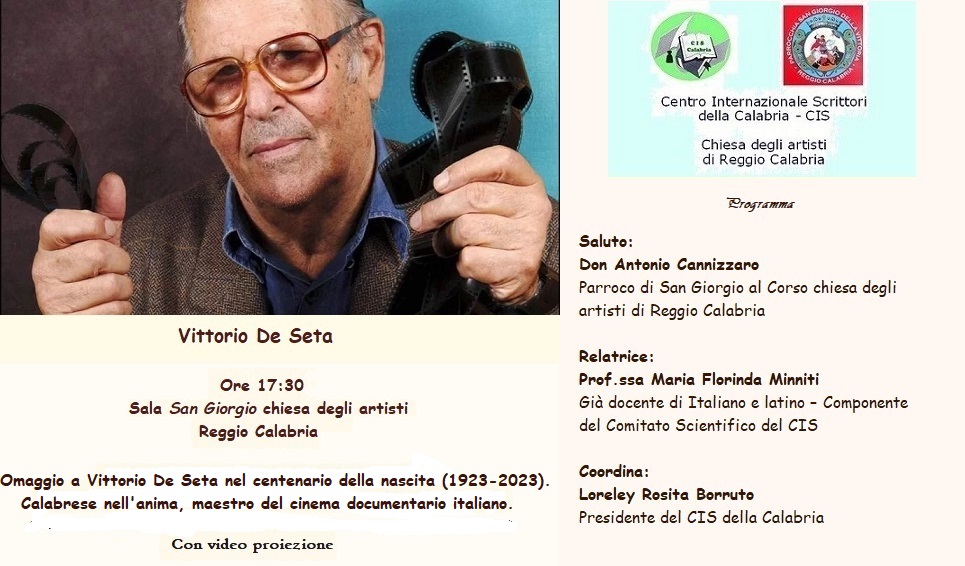 Omaggio a Vittorio De Seta nel centenario della nascita - Cis - blog